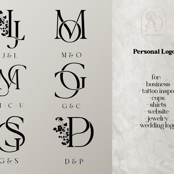 Initials Logo Design - Etsy