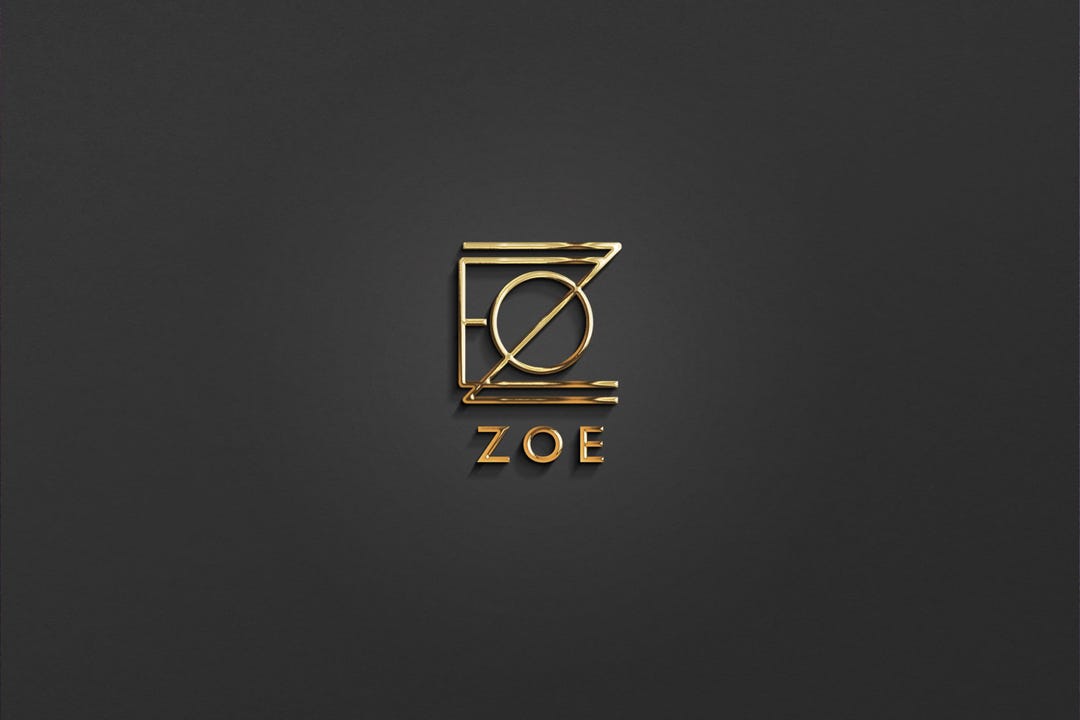 ZOE - Name Logo Design | Instant Download | Premade Logo | Minimalist ...