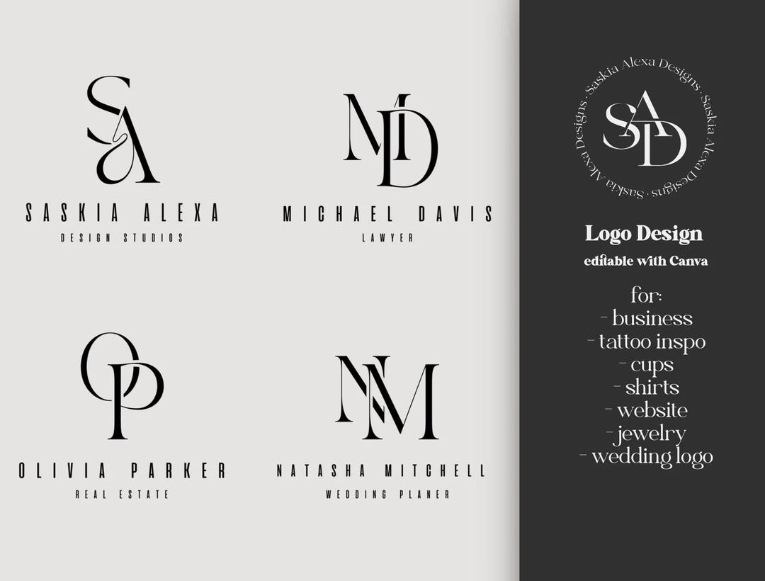 Editable Logo Design With Master Resell Rights - Etsy