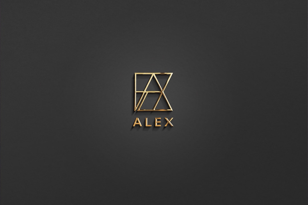 ALEX - Name Logo Design | Instant Download | Premade Logo | Minimalist ...