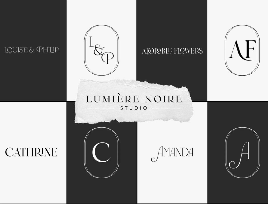 Logo Design Primary & Submark Logo Personal License - Etsy