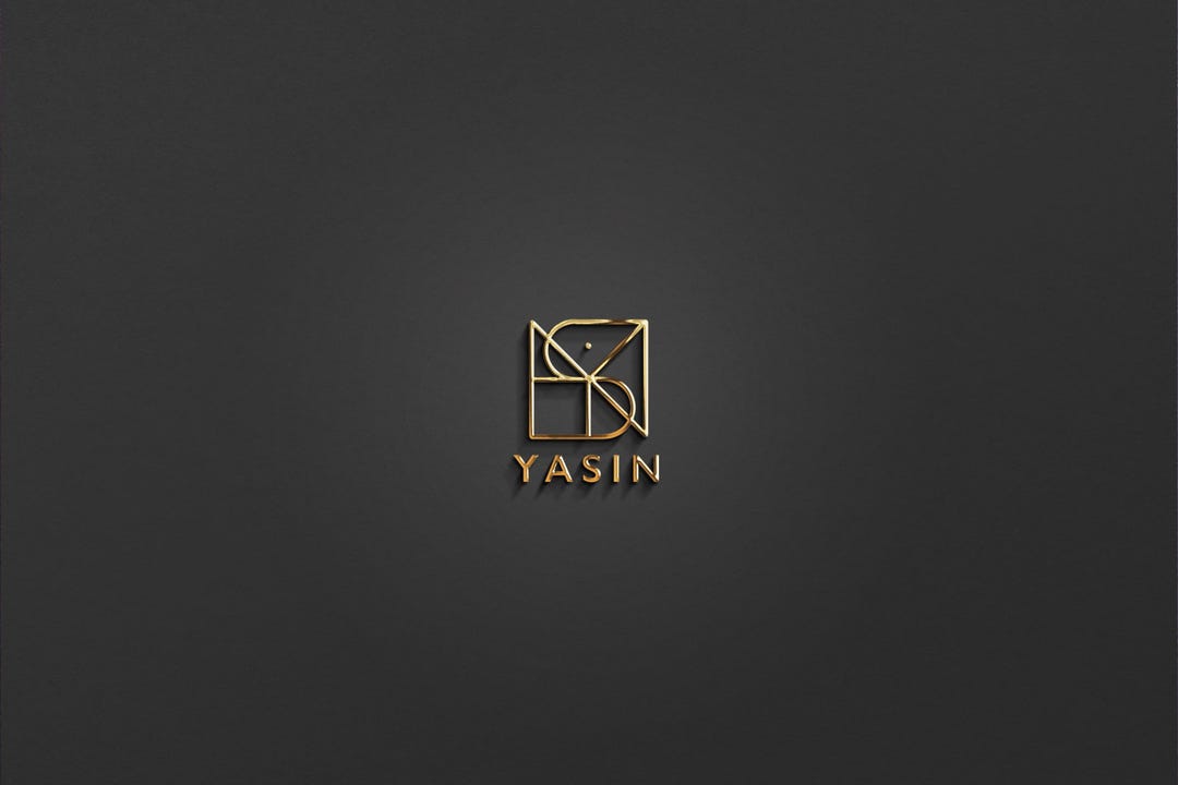 YASIN - Name Logo Design | Instant Download | Premade Logo | Minimalist ...