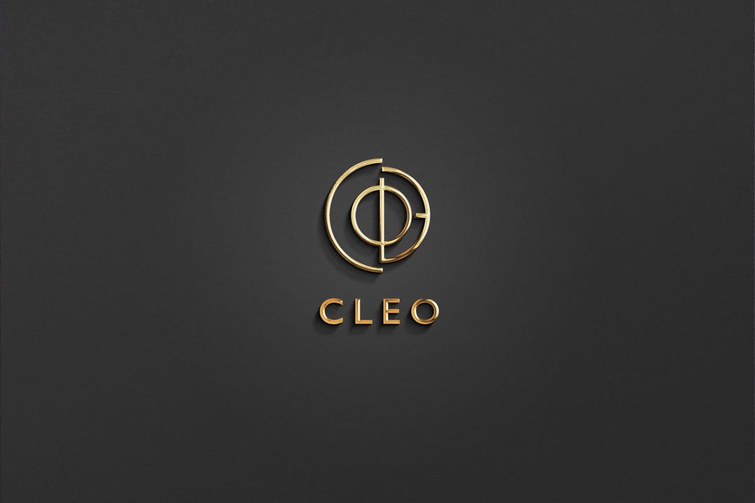 CLEO Name Logo Design Instant Download Premade Logo Minimalist Design ...