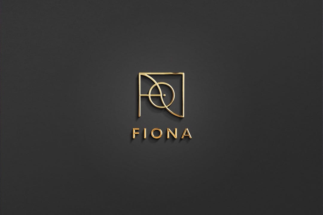 FIONA Name Logo Design Instant Download Premade Logo Minimalist Design ...