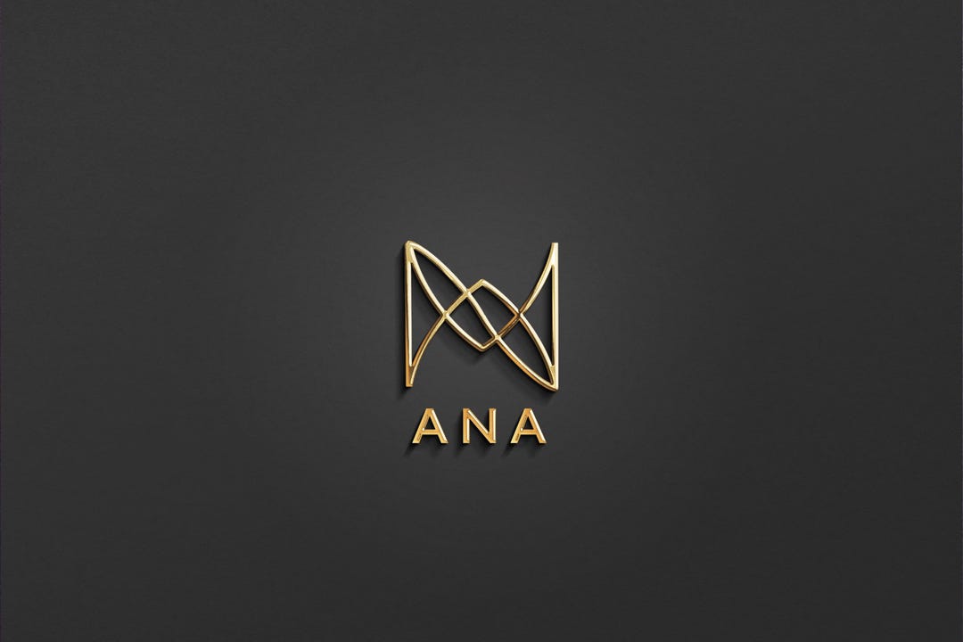 ANA Name Logo Design Instant Download Premade Logo Minimalist Design - Etsy