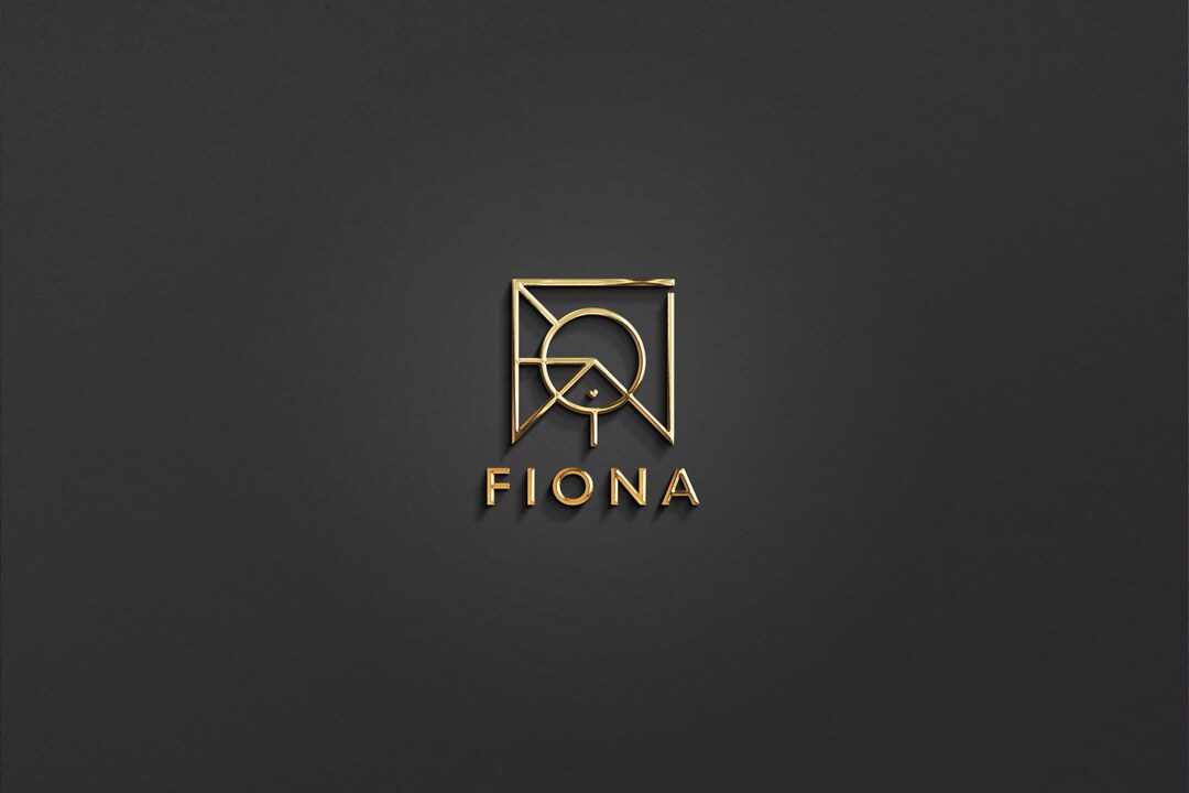 FIONA - Name Logo Design | Instant Download | Premade Logo | Minimalist ...