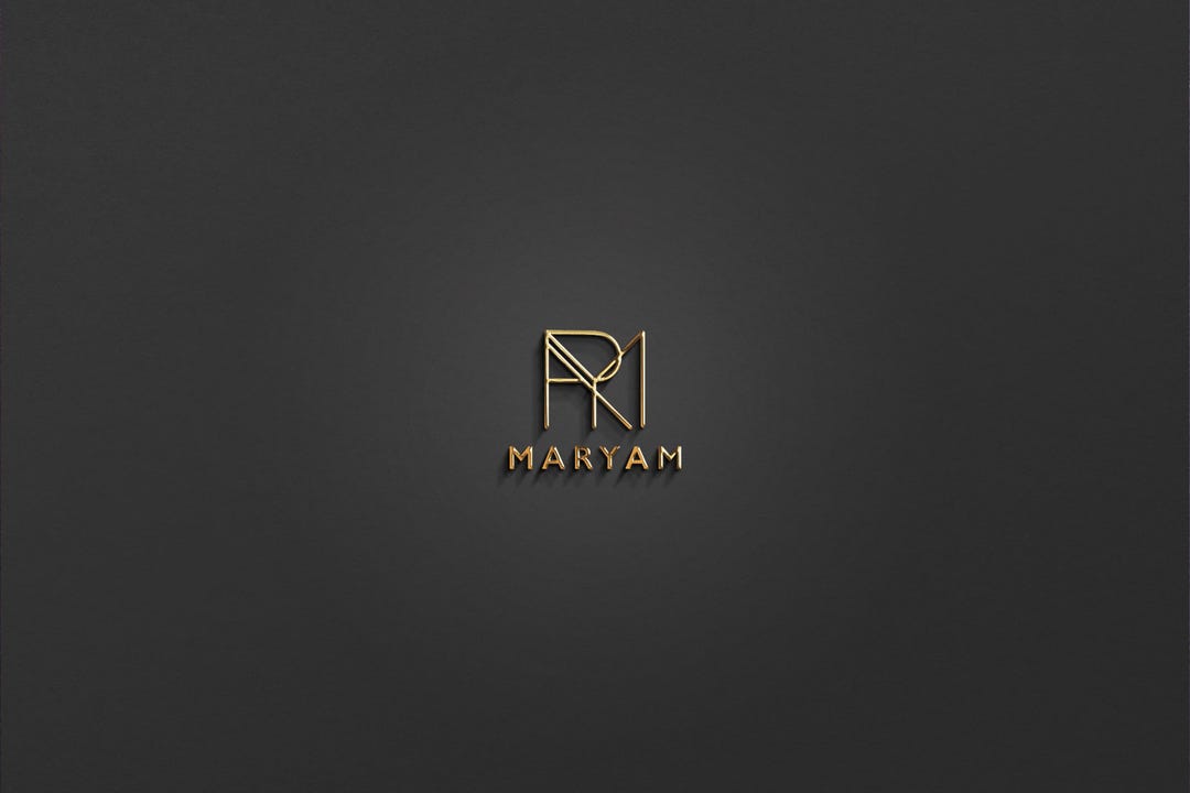 MARYAM - Name Logo Design | Instant Download | Premade Logo ...