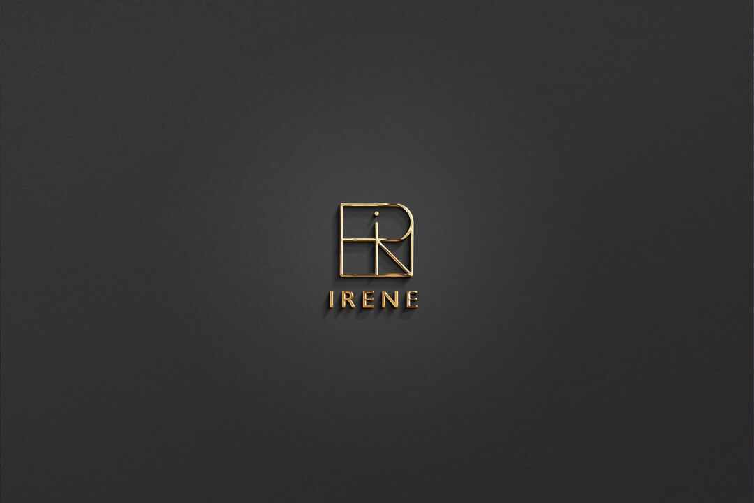 IRENE - Name Logo Design | Instant Download | Premade Logo | Minimalist ...