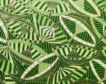 Dark Green Japan Origami Paper / Gold Foil Paper/ Yuzen Chiyogami ...