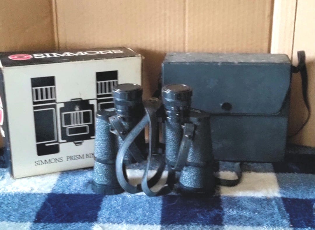 Simmons Vintage Model #1101 Prism Binoculars 7x35 ZCF With Carrying ...