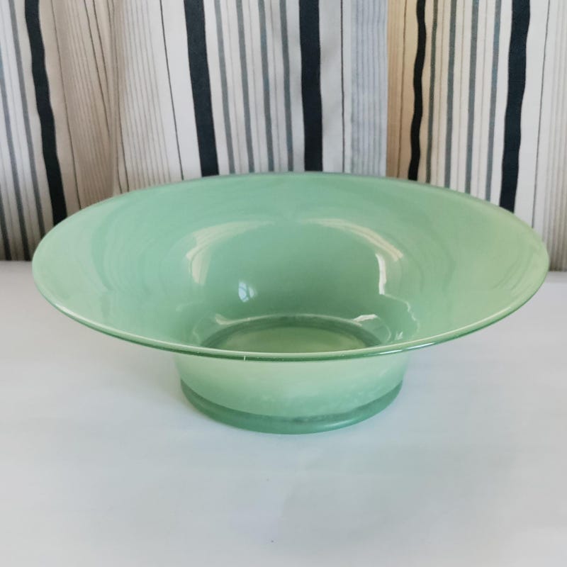 Clear Glass Console Bowl - Etsy UK