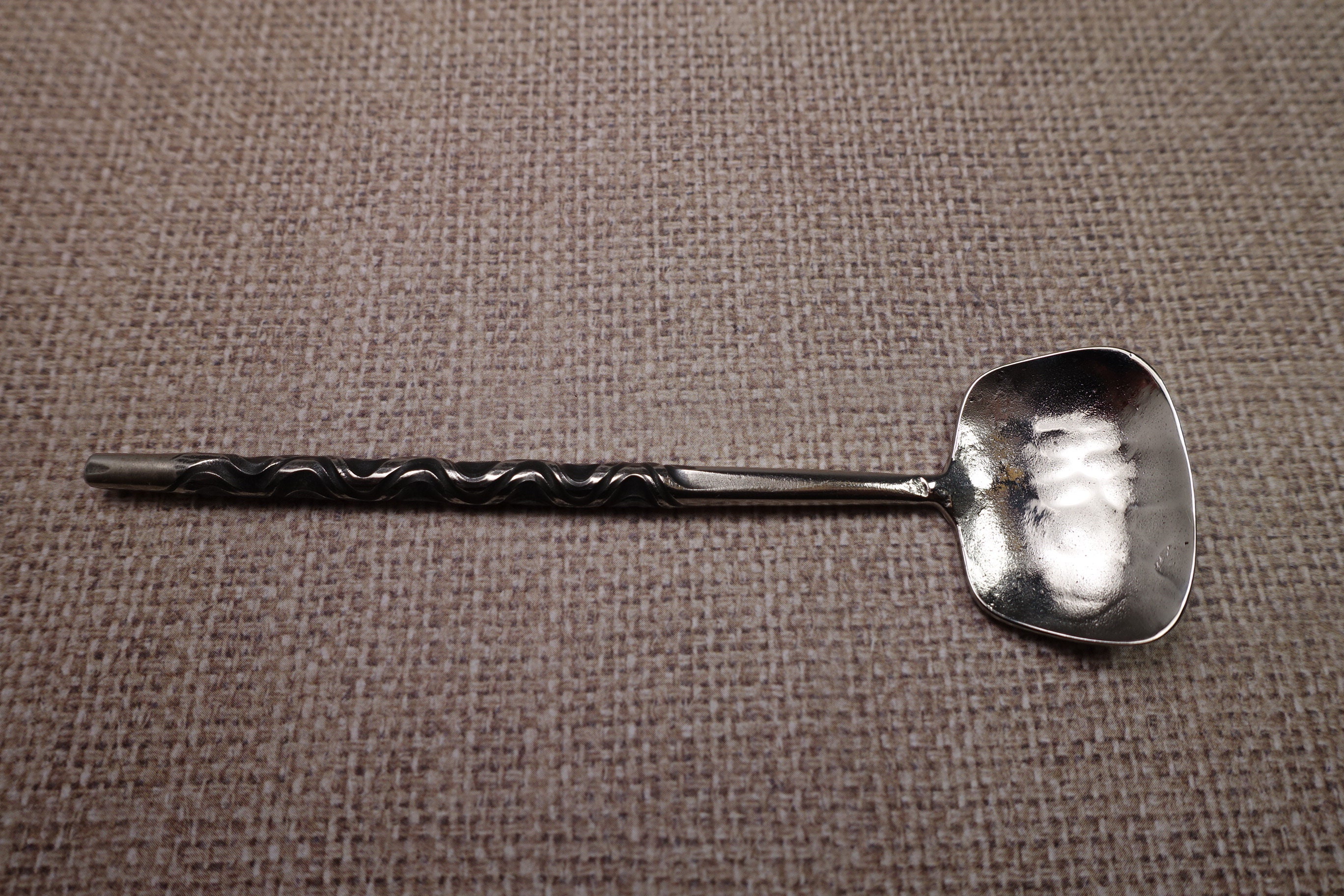Four Set of Metal Demitase Spoons Textured With a Hammered - Etsy