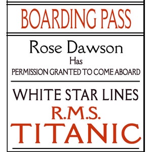Personalised Titanic Bookmarks - Etsy UK