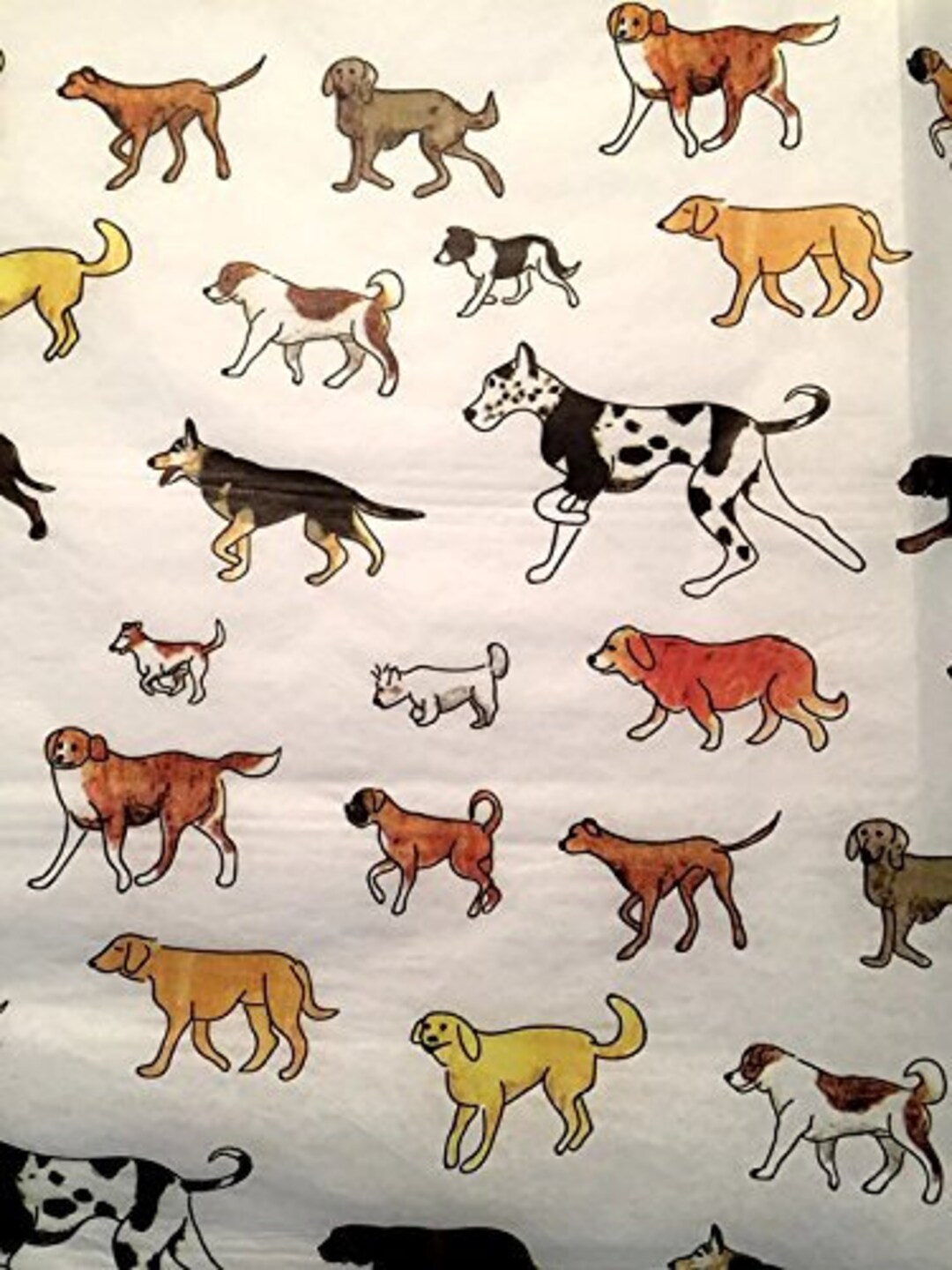 5 X Dog Breeds Tissue Wrapping Paper Craft Paper Five Sheets - Etsy UK