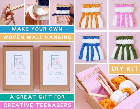 Yarn & Instruction Booklet Beginners Weaving Loom Kit Kits & How To ...