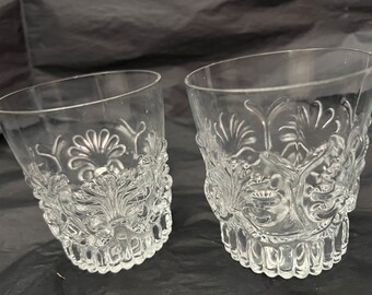 Vintage Mid Century Pilgrim Glass "adams Clear" Old Fashioned Cocktail ...