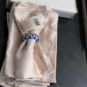 Capri Damask Tablecloth 60 X 84 or 60x 106 Your Choice and 8 Matching ...