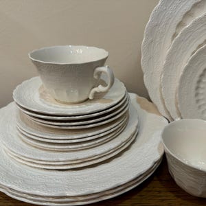 Jewel by Spode All Cream, Embossed Circles and Dots Dinnerware Your ...