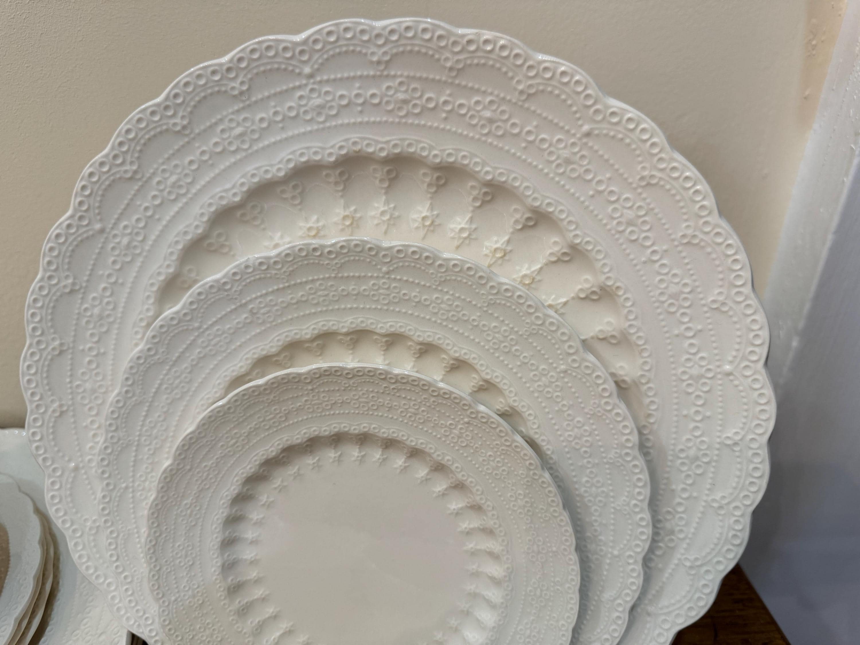 Jewel by Spode All Cream, Embossed Circles and Dots Dinnerware Your ...