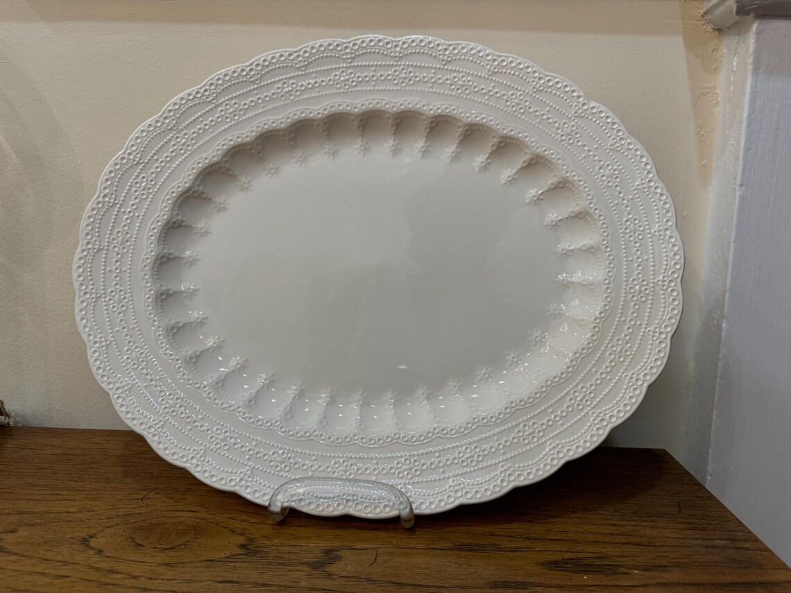 Jewel by Spode All Cream, Embossed Circles and Dots Dinnerware Your ...