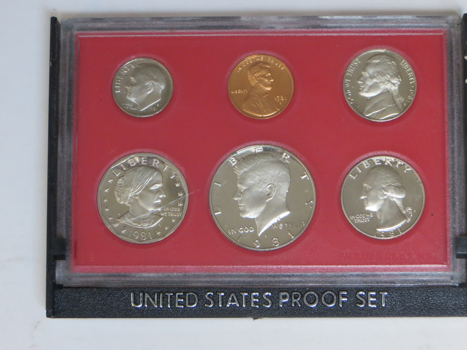 1981 S Proof Set Original Box All 6 Coins Are Type 2 US Mint - Etsy