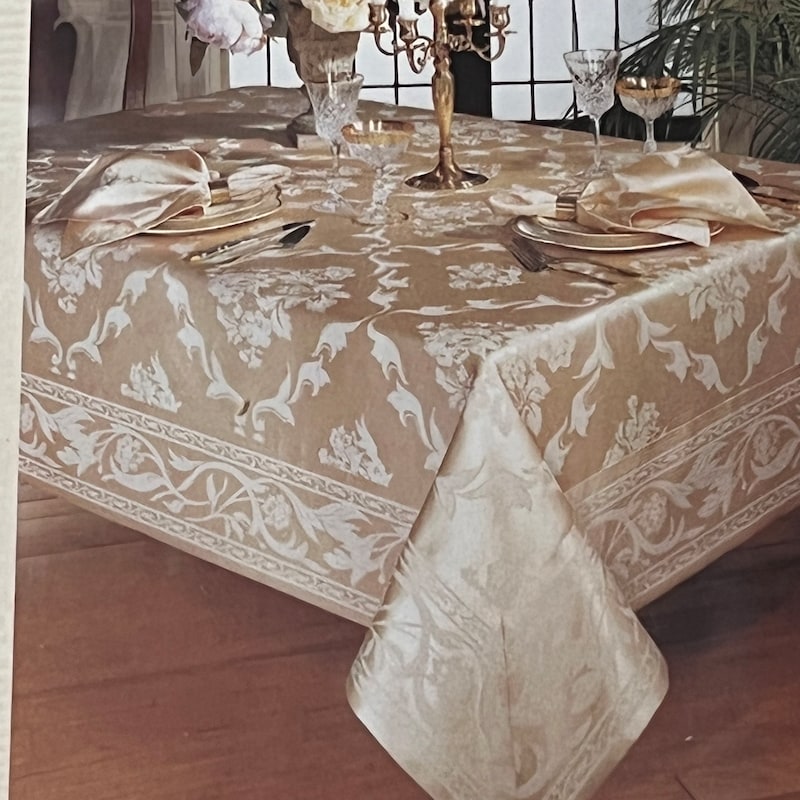 Damask Tablecloth - Etsy
