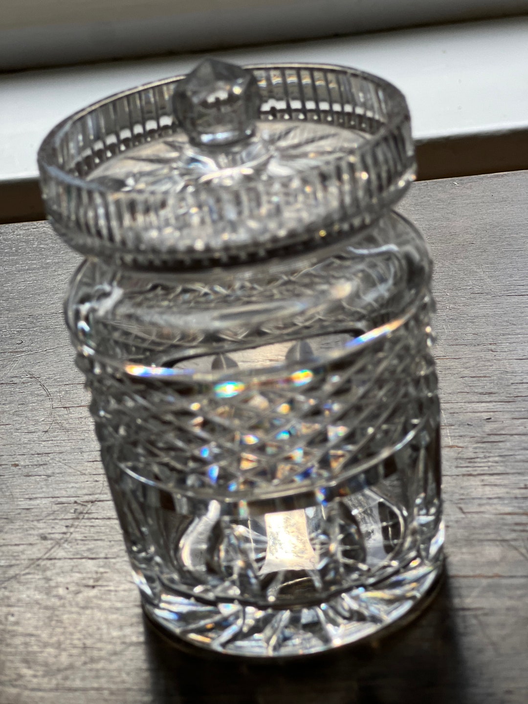 Waterford Crystal Honey Jelly Jam Jar With Lid, 4 .75IN - Etsy