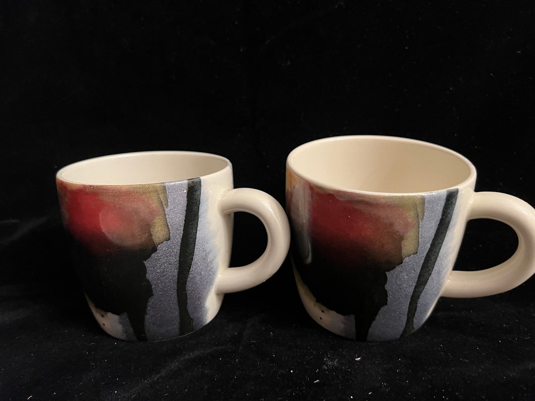 Royal Stafford Radio Jet Set of 2 Coffee Mugs New - Etsy