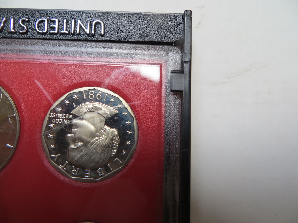 1981 S Proof Set Original Box All 6 Coins Are Type 2 US Mint - Etsy