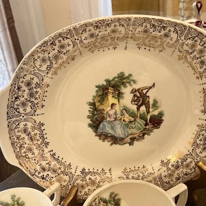 Vintage Triumph American Limoges China D'or (filigree ) Dinnerware ...