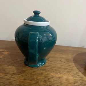 Tea Pot and Lid With Infuser Mccormick GREEN Teapot by Hall - Etsy