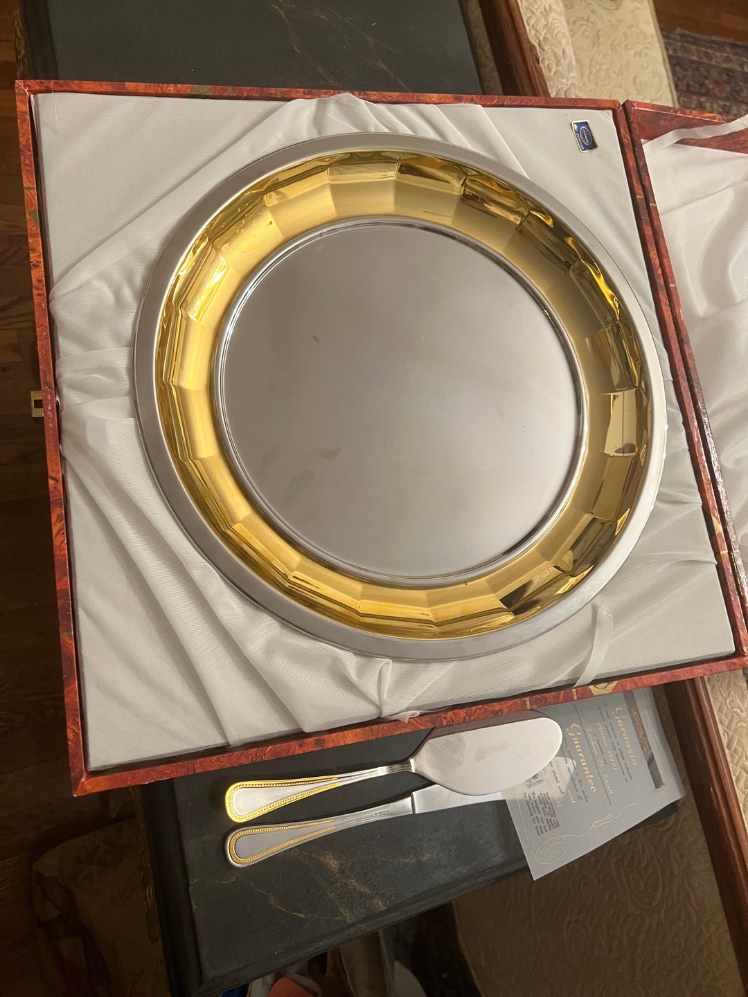 Gottinghen Italy 24 Karat Gold Cake Server Set - New in Box - Etsy