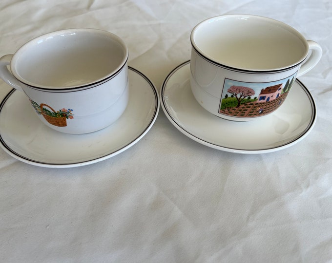 Vintage Gien France alice Dinnerware, French Porcelain, Salad Plate ...