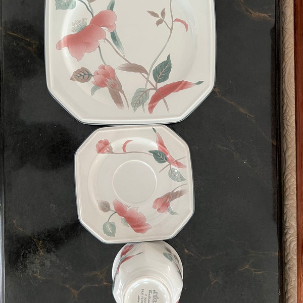 Mikasa Silk Flowers Dinnerware - Etsy
