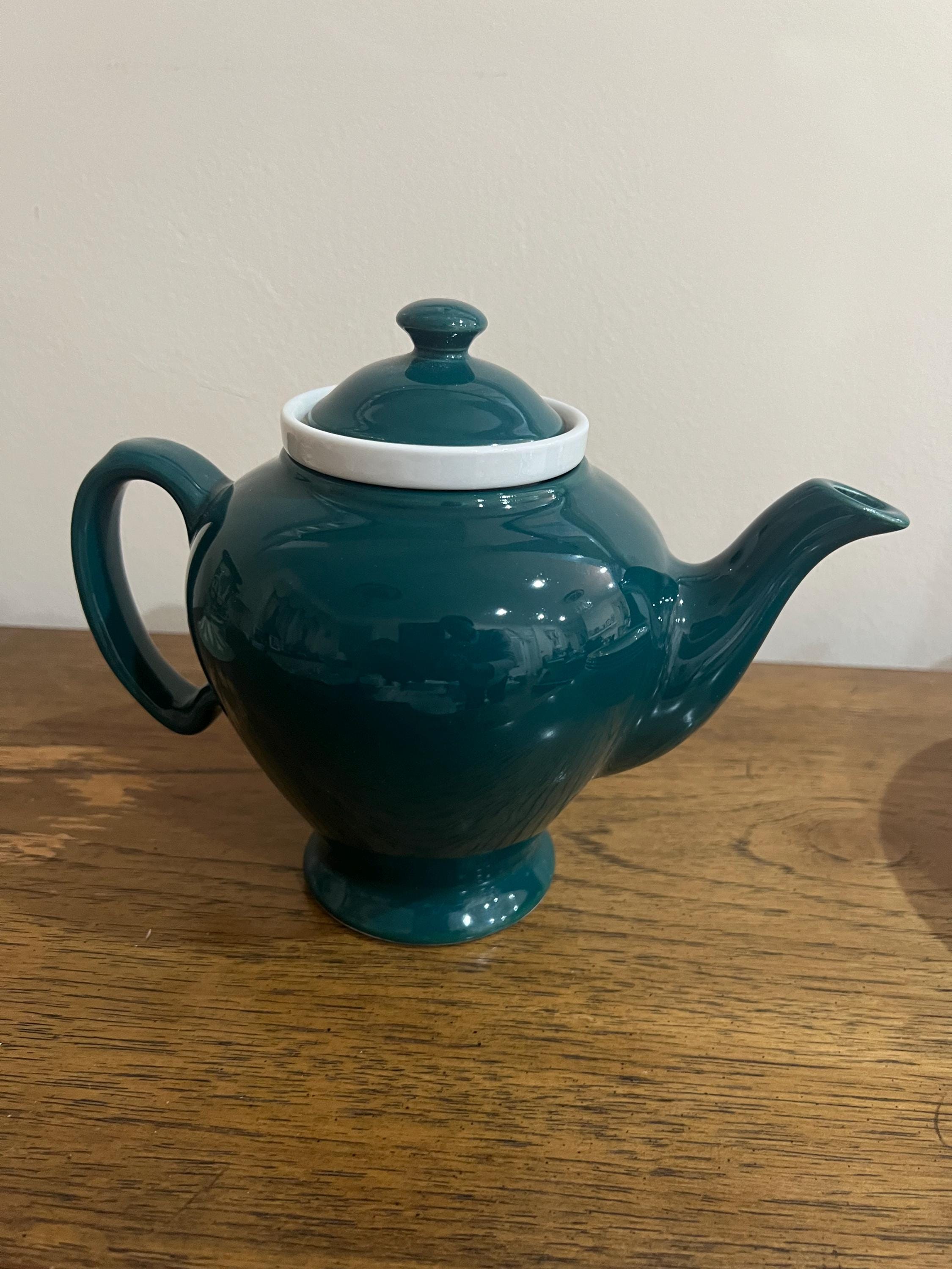 Tea Pot and Lid With Infuser Mccormick GREEN Teapot by Hall - Etsy