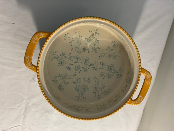 Temp-tations Presentable Ovenware by Tara Floral Lace 1.0 Qt | Etsy