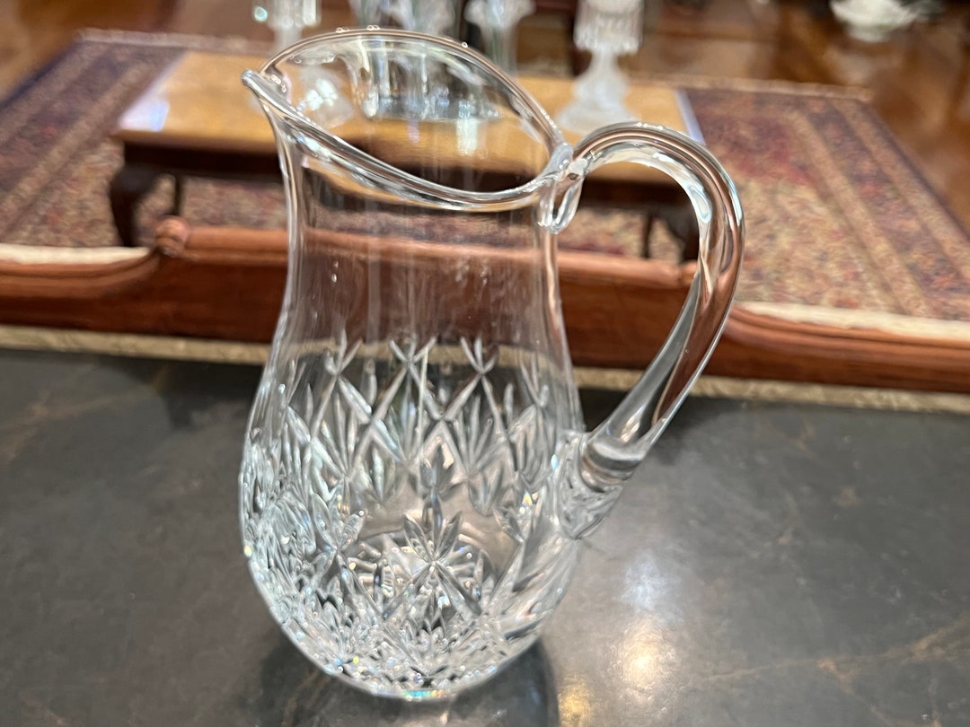 Clarebridge Ireland Vintage Large Hand Cut Crystal 9" Pitcher - Etsy