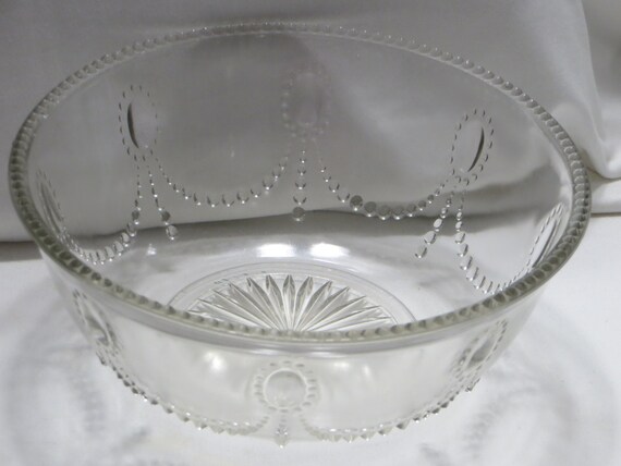 Clear Depression Glass Patterns