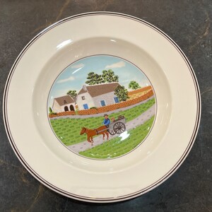 Villeroy Boch Laplau Rimmed Rim Soup Bowl Design Naif Rim Soup 1 Going ...