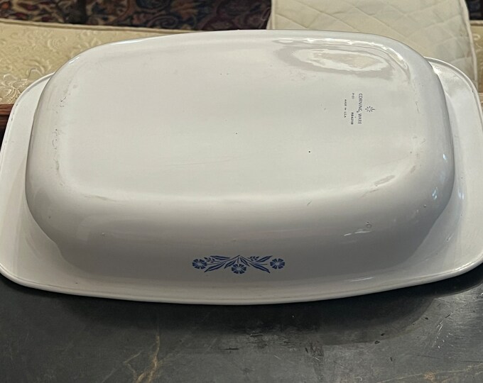 Vintage Corning Ware Blue Cornflower Casserole Baking Dish ...