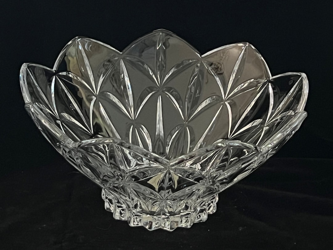 Lenox Shooting Star Full Lead Crystal Large 12 Inch Centerpiece Bowl - Etsy