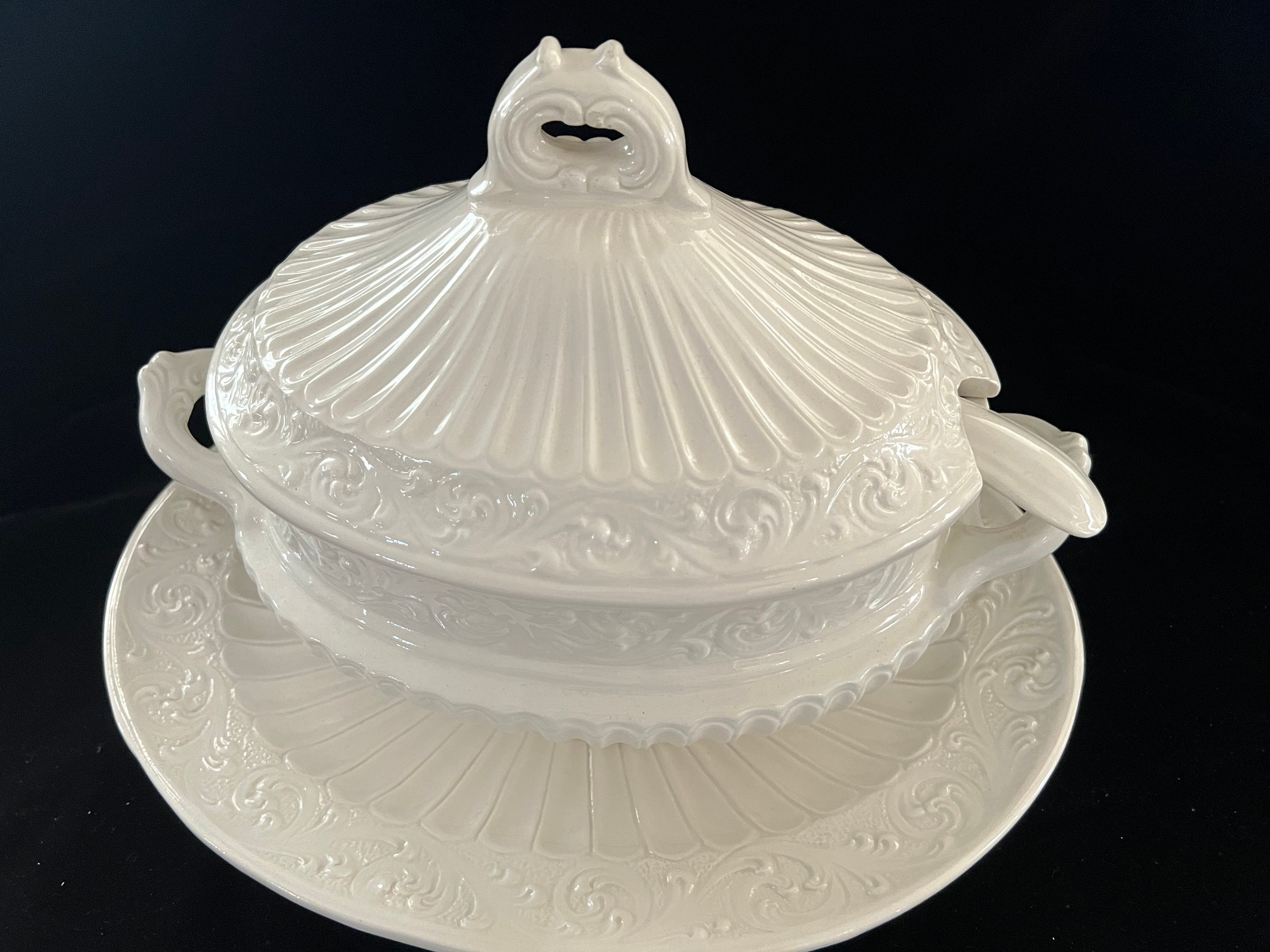 Elios Antico Italian Soup Tureen With Ladle and Underplate - Etsy