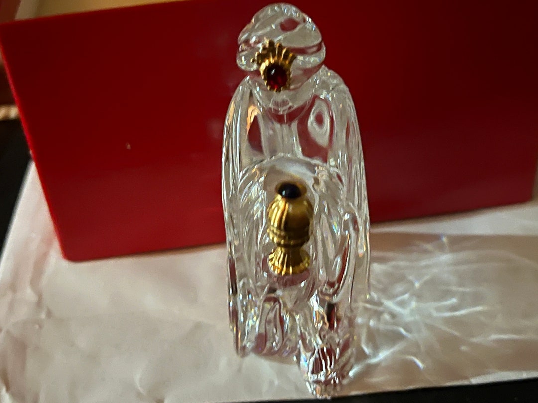 Gorham Crystal Nativity King Balthazar Kneeling New in Box - Etsy
