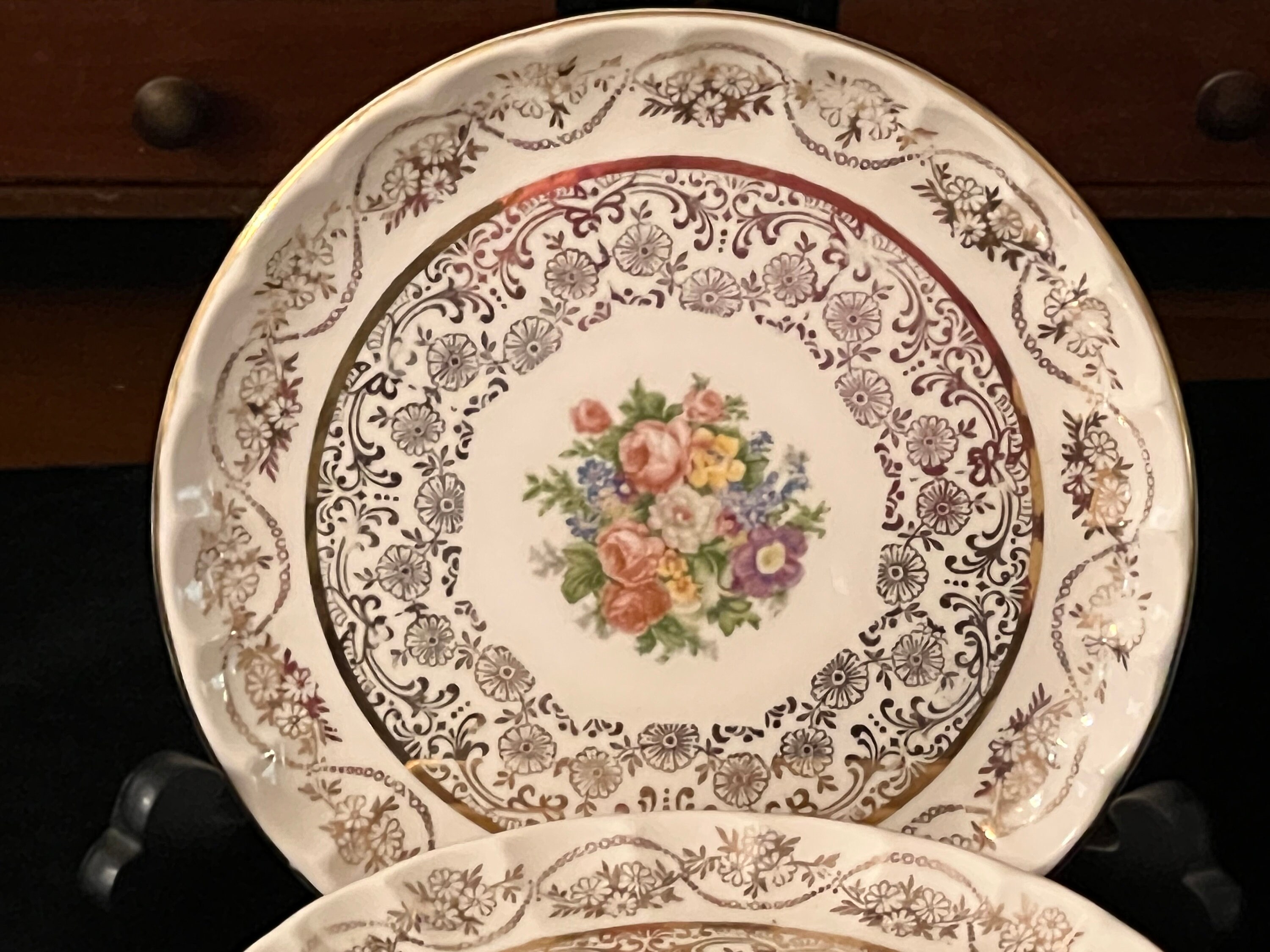 Vintage 1930's Atlas China USA Warranted 22K Gold / 6 - Etsy