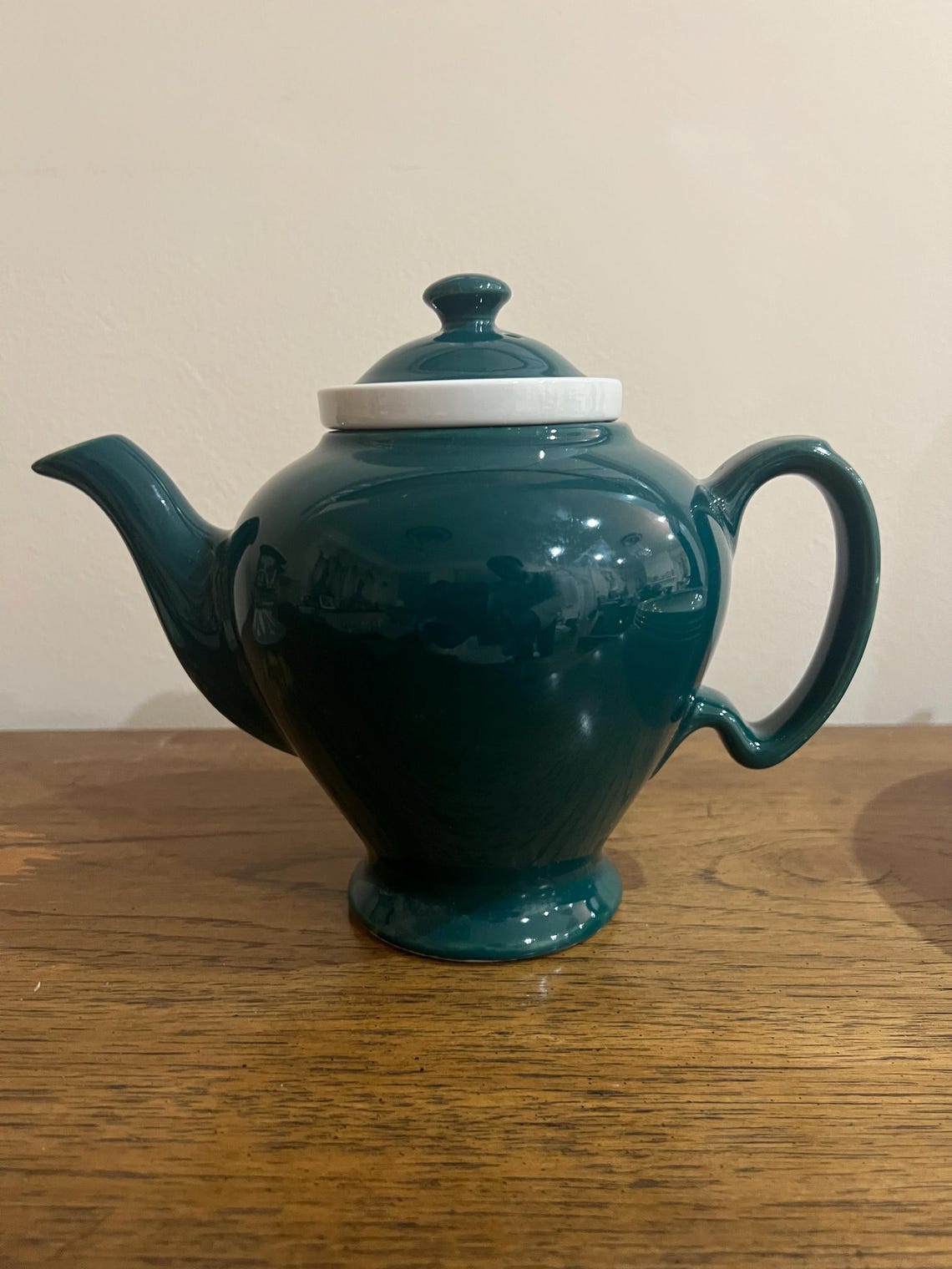 Tea Pot and Lid With Infuser Mccormick GREEN Teapot by Hall - Etsy