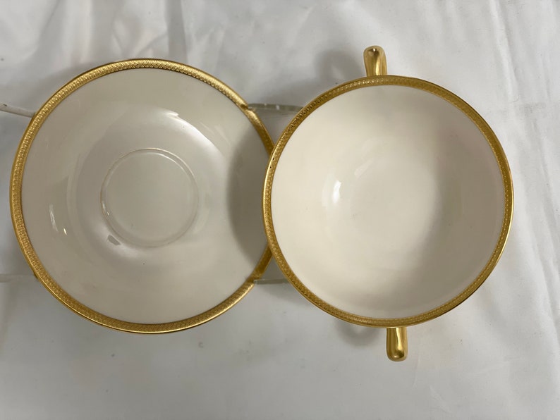 Lenox Vintage V-36 Windsor Collection tuxedo Gold Encrusted - Etsy