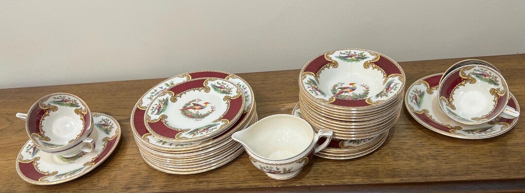 Chelsea Bird Plate 2380- Myott, Staffordshire England. Artist - A ...