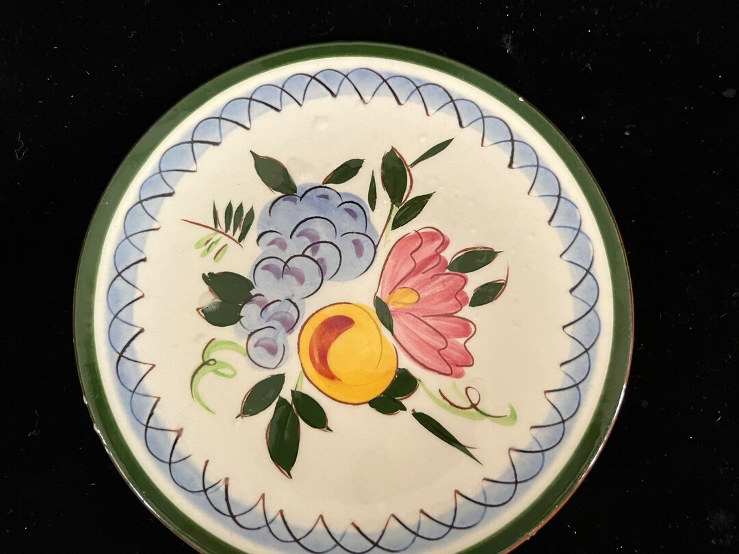 Stangl Pottery Fruits and Flowers Dura Fired 6in Dessert / Bread Plate ...