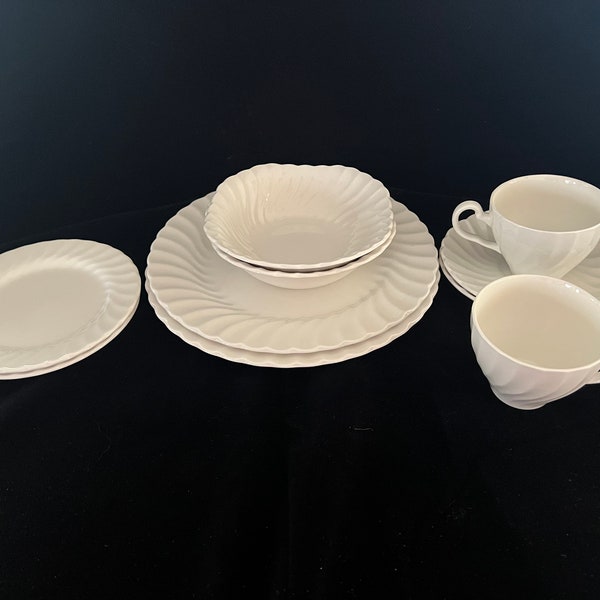 Johnson Brothers Regency White Dinner Plate - Etsy