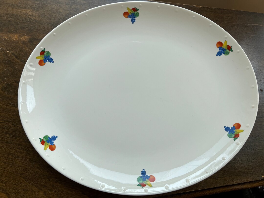 W.S. George Cape Cod ABUNDANCE 15.25" Platter - Etsy